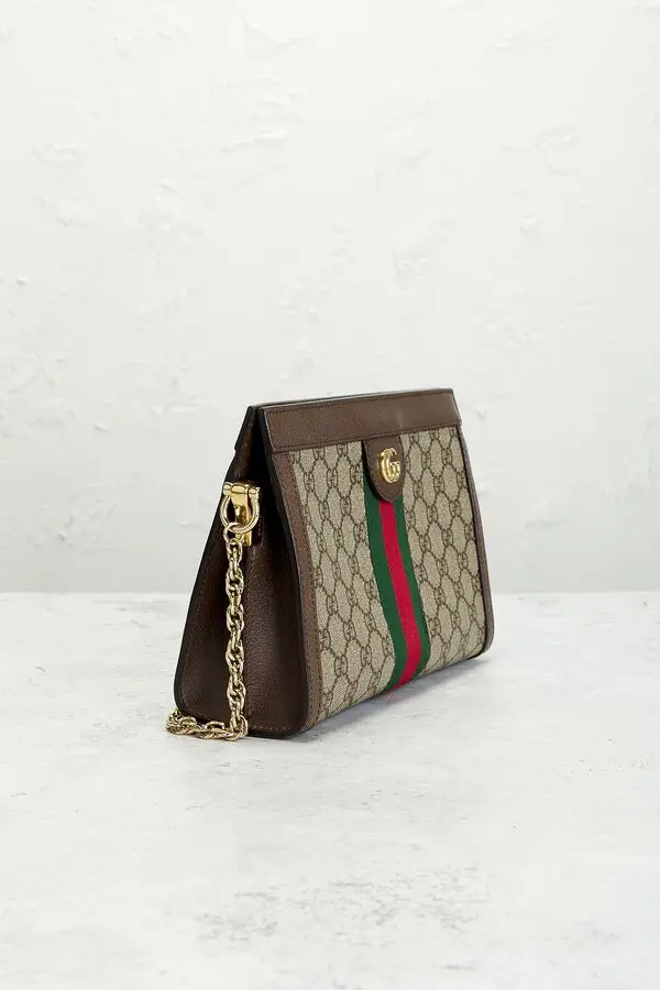 Gucci Ophidia Shoulder Bag - Brown