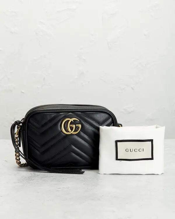 FWRD RENEW Gucci Mini Gg Marmont Shoulder Bag