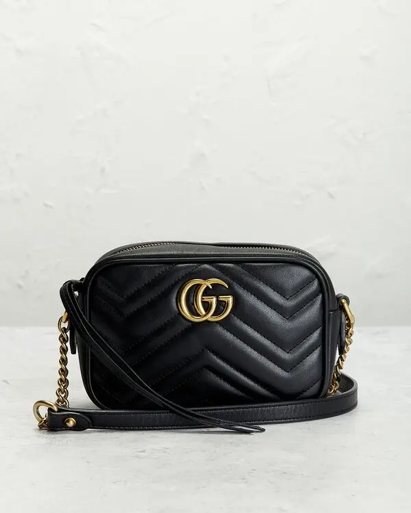 FWRD RENEW Gucci Mini Gg Marmont Shoulder Bag