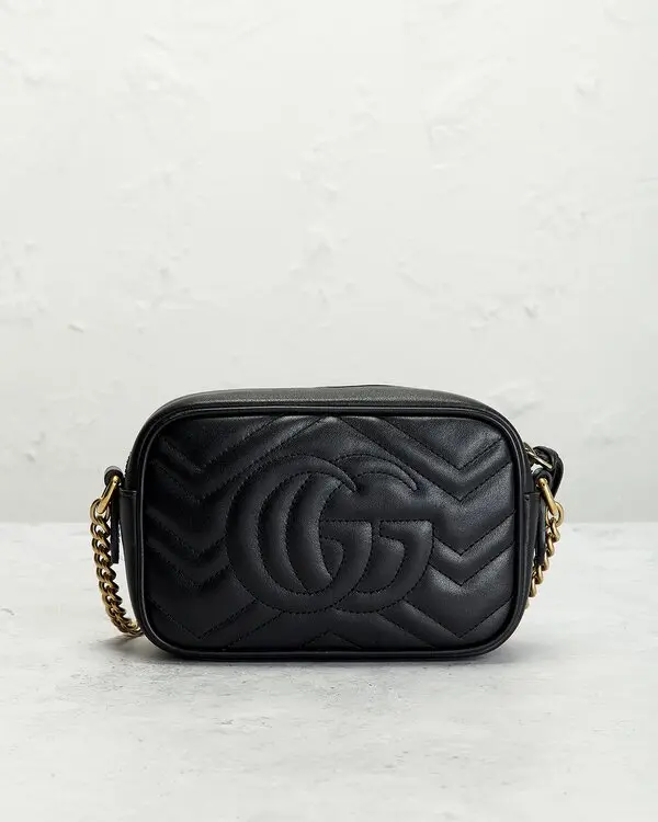 FWRD RENEW Gucci Mini Gg Marmont Shoulder Bag