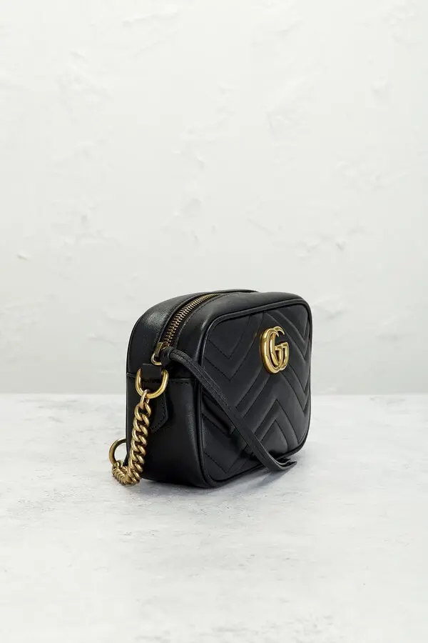 FWRD RENEW Gucci Mini Gg Marmont Shoulder Bag