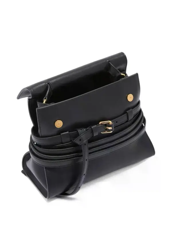 Moschino Sheepskin Shoulder Bag - Black
