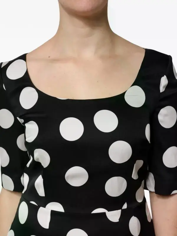 Dolce & Gabbana Polka-dot Midi Dress