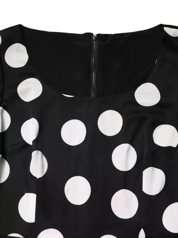 Dolce & Gabbana Polka-dot Midi Dress