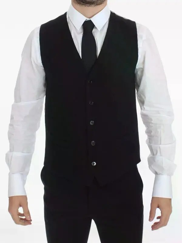 Dolce & Gabbana V-neck Button-up Waistcoat