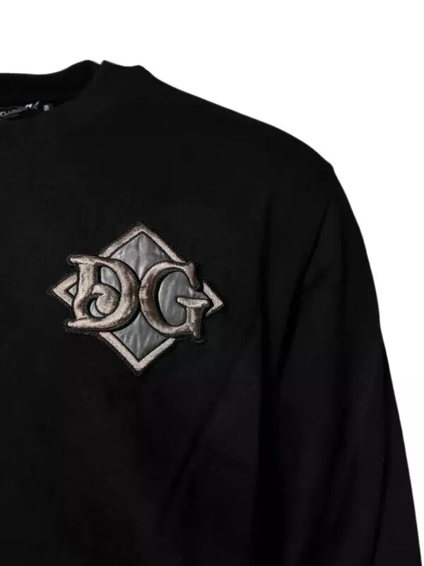 Dolce & Gabbana Logo-patch Embroidered Sweater