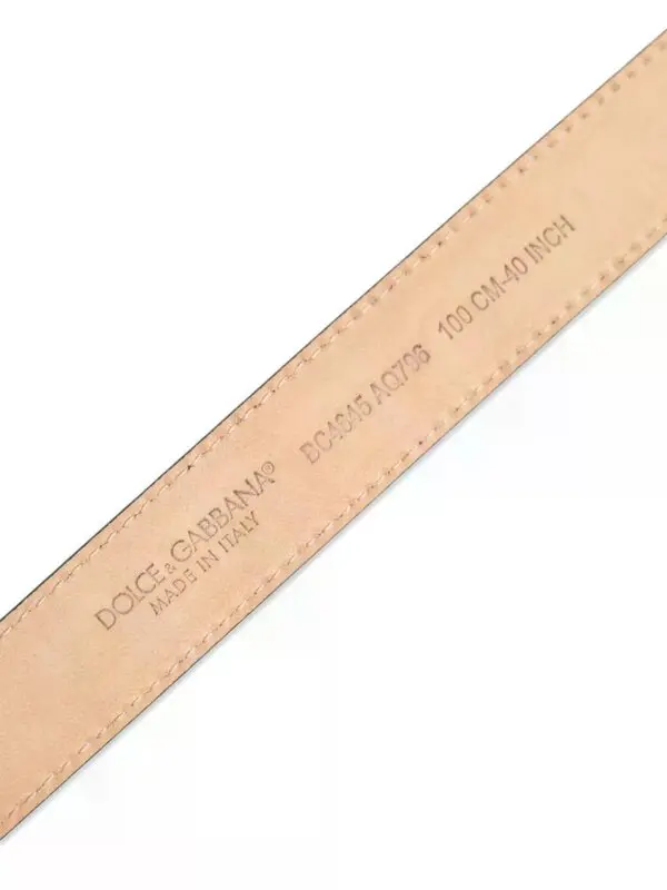 Dolce & Gabbana Dg Logo-buckle Belt