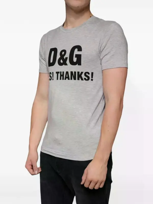 Dolce & Gabbana Logo-print Crew-neck T-shirt