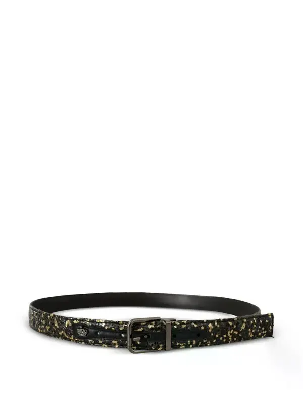 Dolce & Gabbana Snakeskin-effect Leather Belt