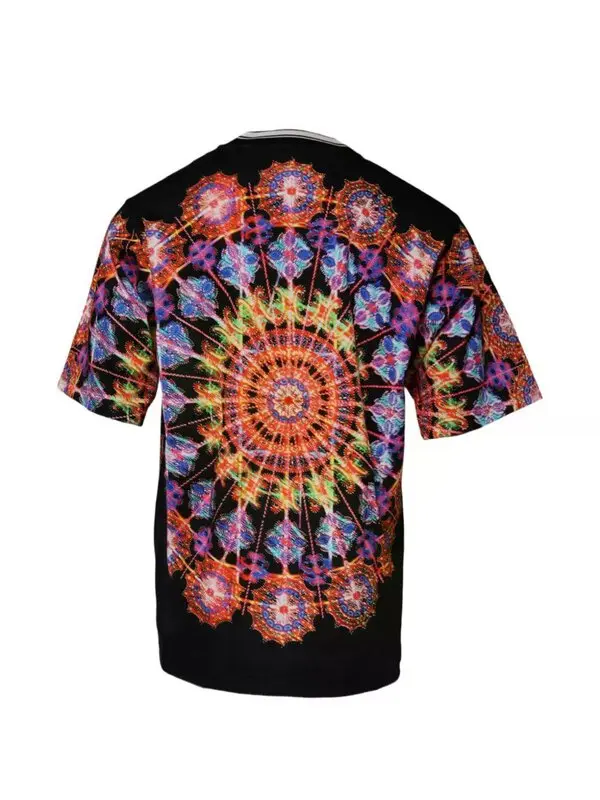 Dolce & Gabbana Mandala-print Cotton T-shirt - Black
