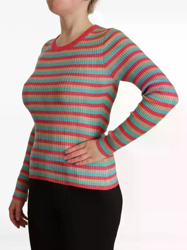 Dolce & Gabbana Ribbed-knit Striped Sweater