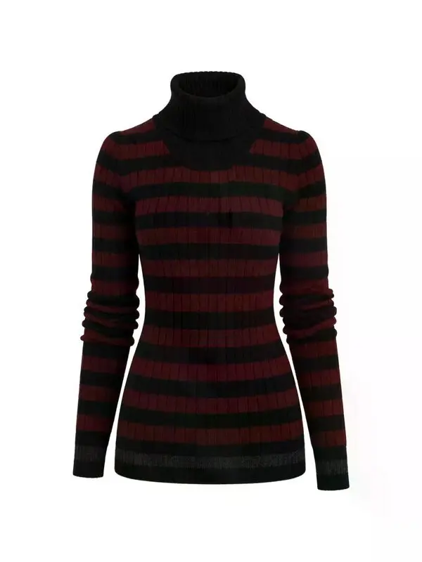 Dolce & Gabbana Striped Ribbed-knit Sweater