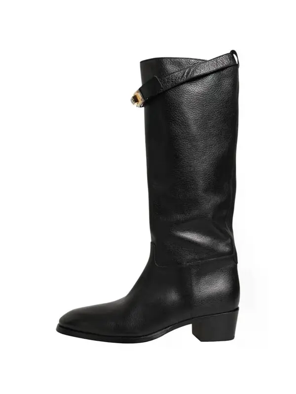 Dolce & Gabbana Logo-plaque Knee-high Boots