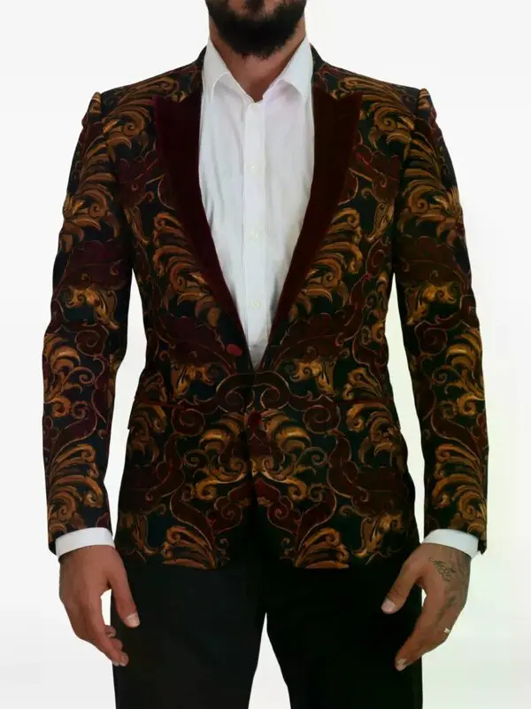 Dolce & Gabbana Baroque-print Blazer