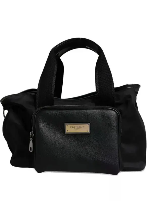 Dolce & Gabbana Logo-plaque Shoulder Bag - Black