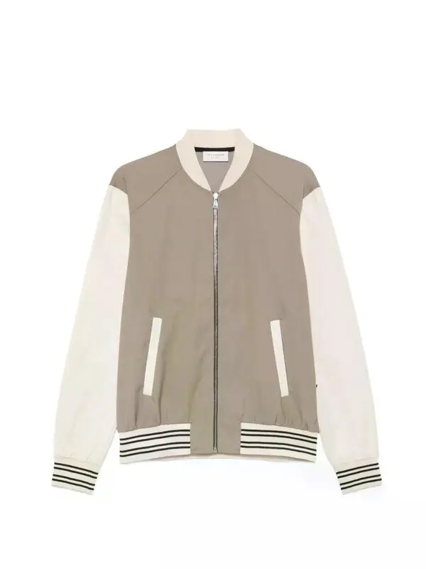 YES LONDON Colour-block Bomber Jacket