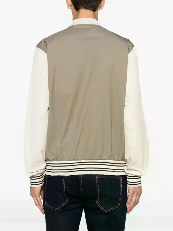YES LONDON Colour-block Bomber Jacket