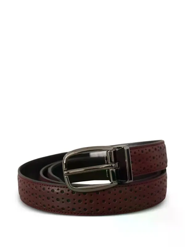 Dolce & Gabbana Perforated Leather Belt