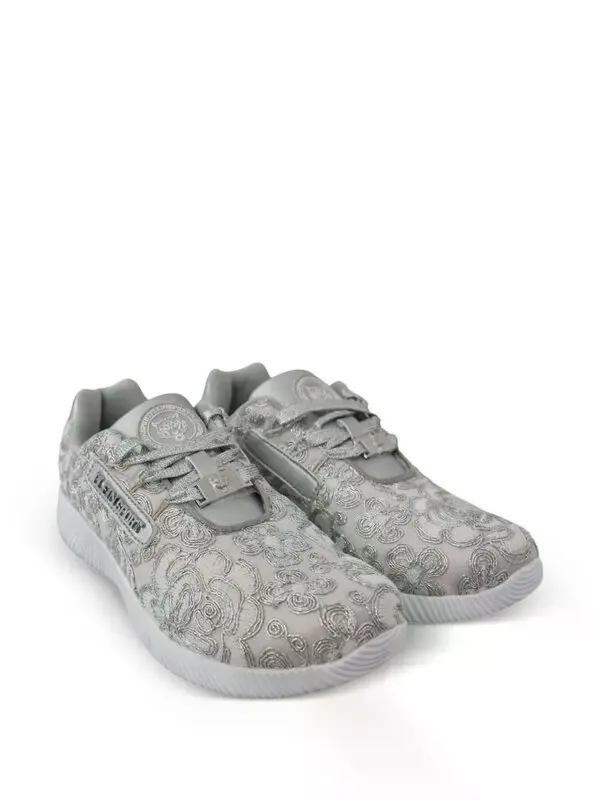 PLEIN SPORT Floral-embroidered Sneakers