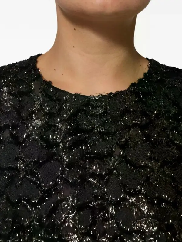 Dolce & Gabbana Sequin-embellished Boucle-tweed Midi Dress