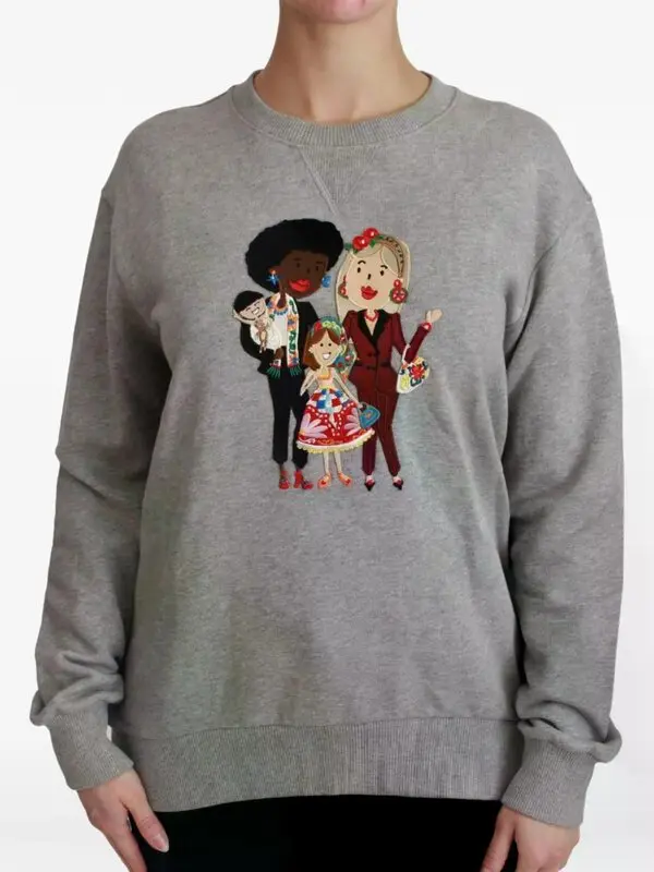 Dolce & Gabbana Dg Family Embroidered Sweatshirt