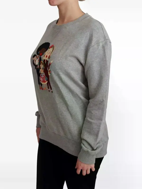 Dolce & Gabbana Dg Family Embroidered Sweatshirt