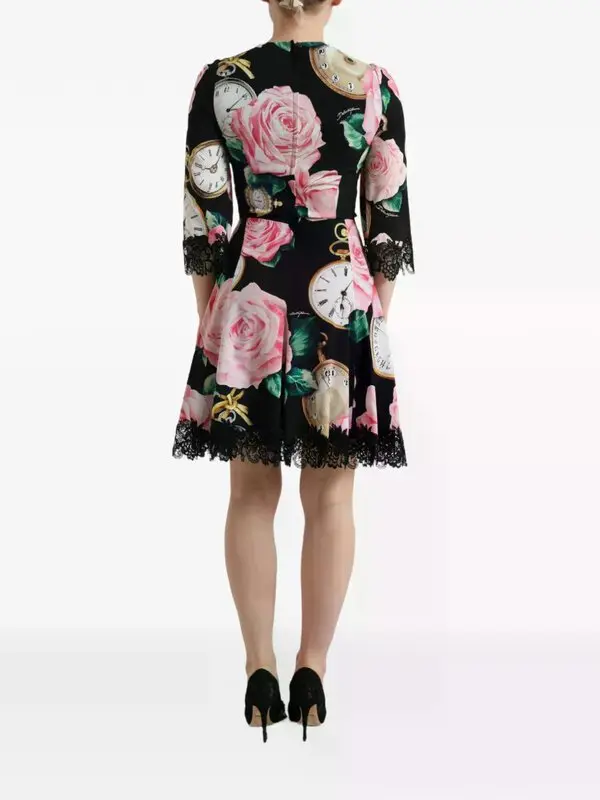 Dolce & Gabbana Floral Print Midi Dress