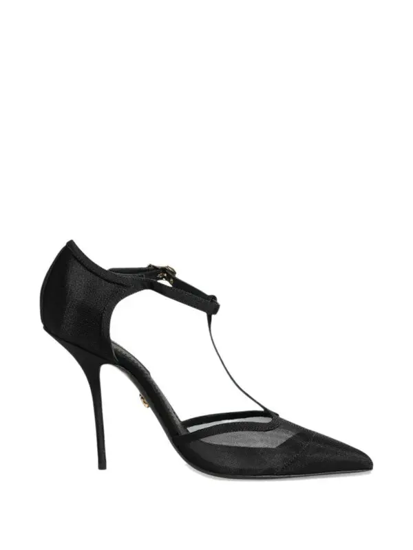 Dolce & Gabbana Mesh T-strap Sandals