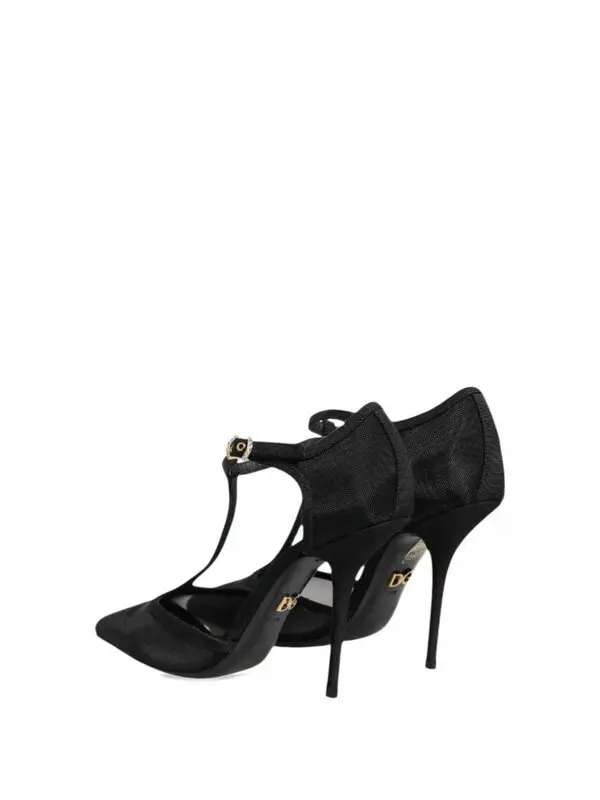 Dolce & Gabbana Mesh T-strap Sandals