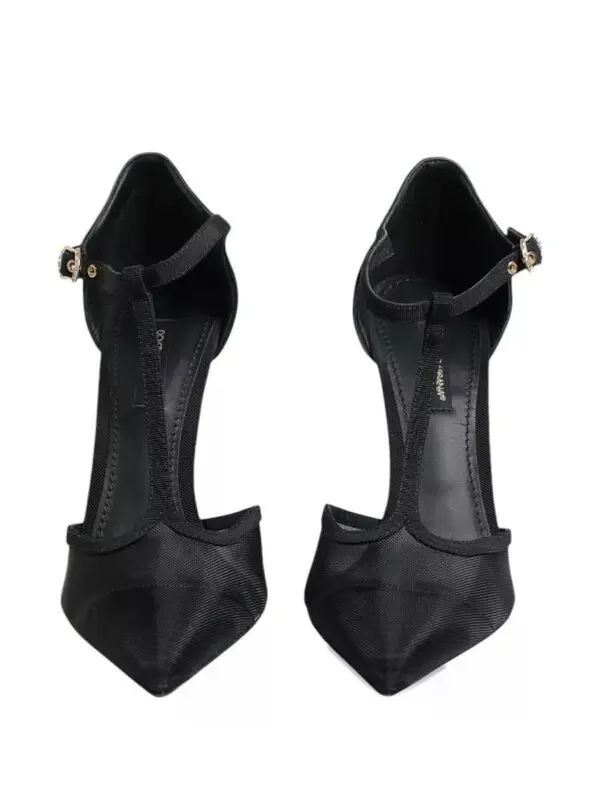 Dolce & Gabbana Mesh T-strap Sandals