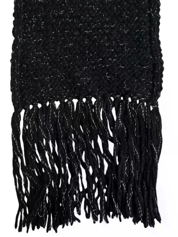 Dolce & Gabbana Fringe-trimmed Knitted Scarf