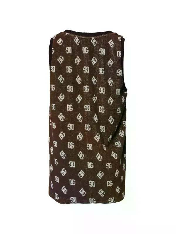 Dolce & Gabbana Monogram Logo-plaque Vest
