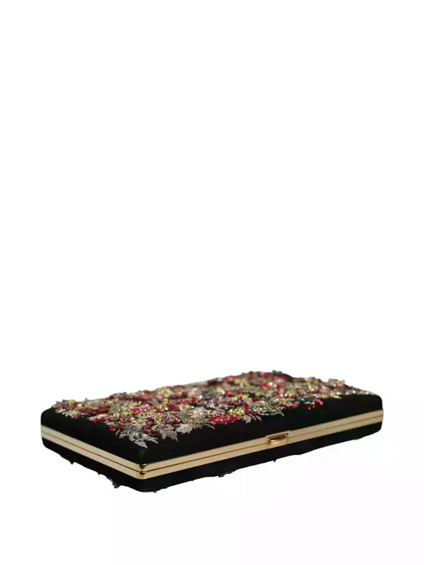 Dolce & Gabbana Floral-embroidered Clutch Bag