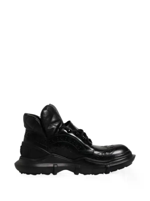 Dolce & Gabbana Quilted Brogue-detail Platform Sneakers