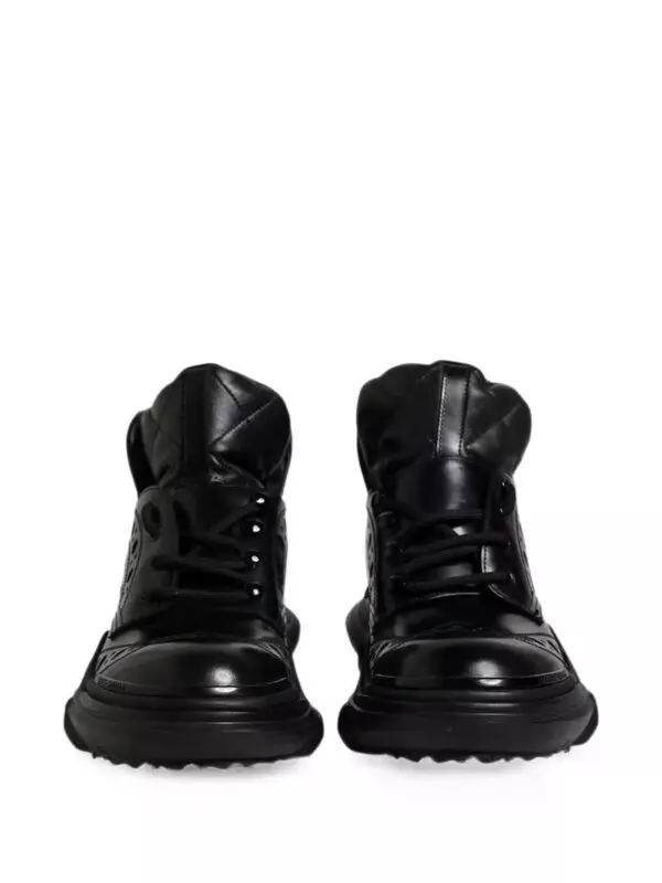 Dolce & Gabbana Quilted Brogue-detail Platform Sneakers