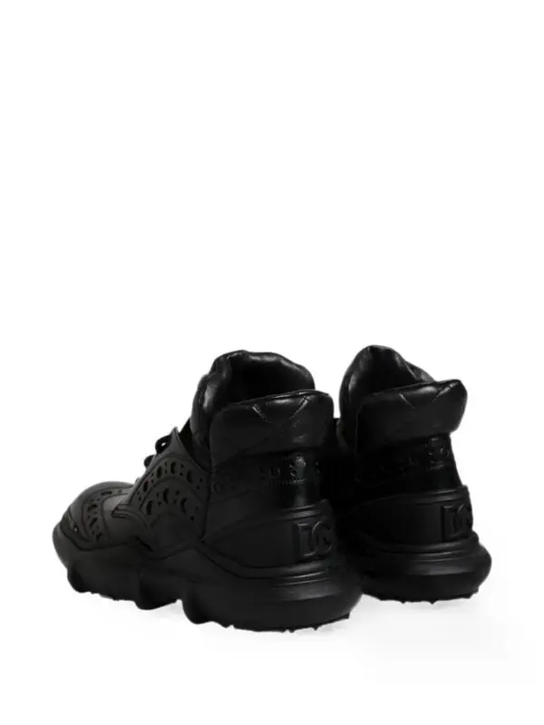 Dolce & Gabbana Quilted Brogue-detail Platform Sneakers