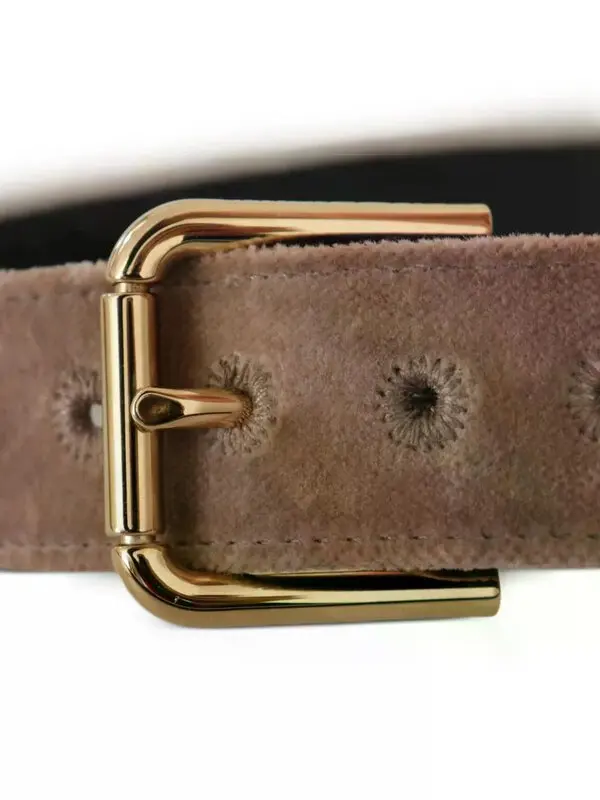 Dolce & Gabbana Velvet Buckle Belt