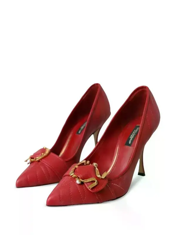 Dolce & Gabbana Quilted Pumps - Red