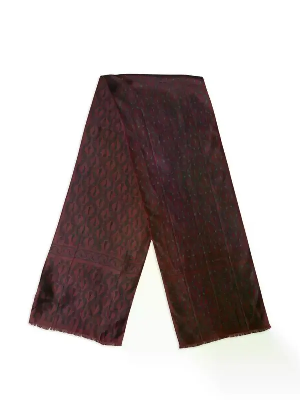 Dolce & Gabbana Paisley-print Frayed Scarf