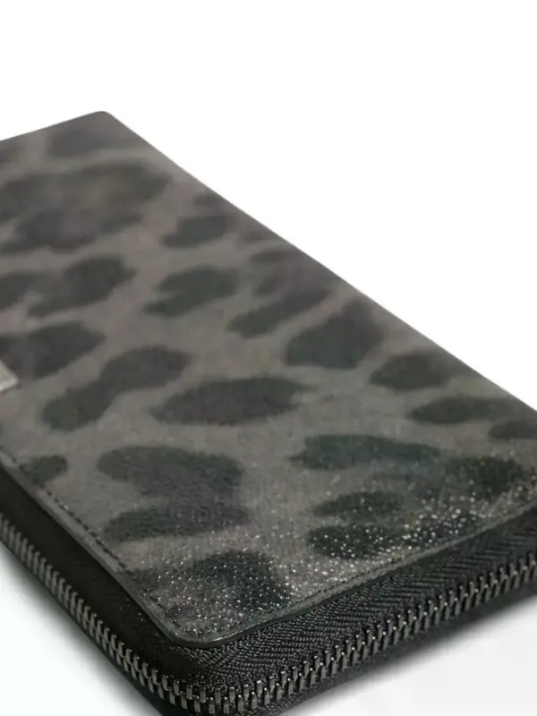 Dolce & Gabbana Leopard-print Leather Wallet