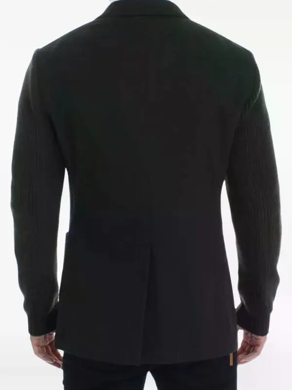 Dolce & Gabbana Ribbed-knit Panelled Blazer