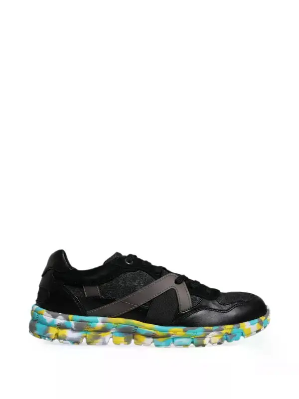 Dolce & Gabbana Portofino Panelled Lace-up Sneakers