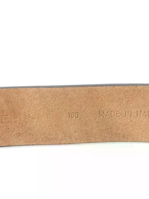 Gianfranco Ferre Logo-buckle Leather Belt