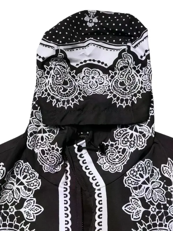 Dolce & Gabbana Bandana-print Hooded Jacket