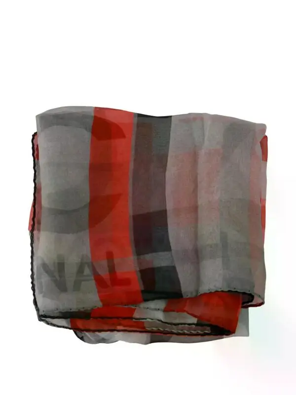 Costume National Logo-print Silk Scarf