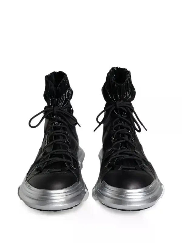 Dolce & Gabbana Galileo Panelled High-top Sneakers