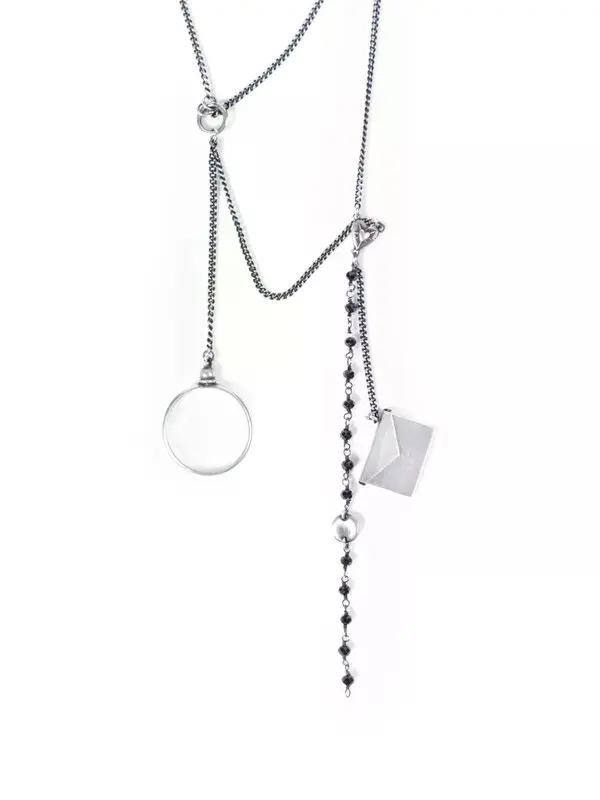 ANN DEMEULEMEESTER Afsar Beaded Feather Necklace