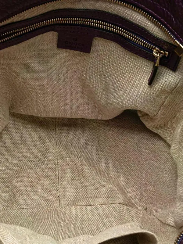 Gucci 2000-2015 Metallic Leather Greenwich Hobo Bag