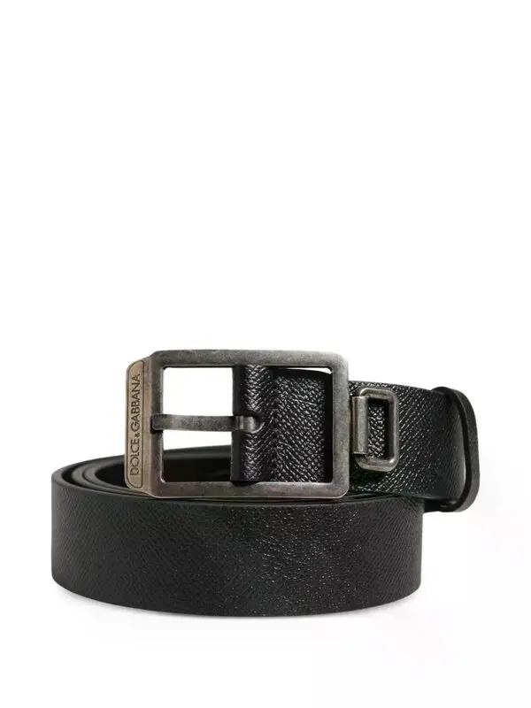 Dolce & Gabbana Leather Buckle Belt