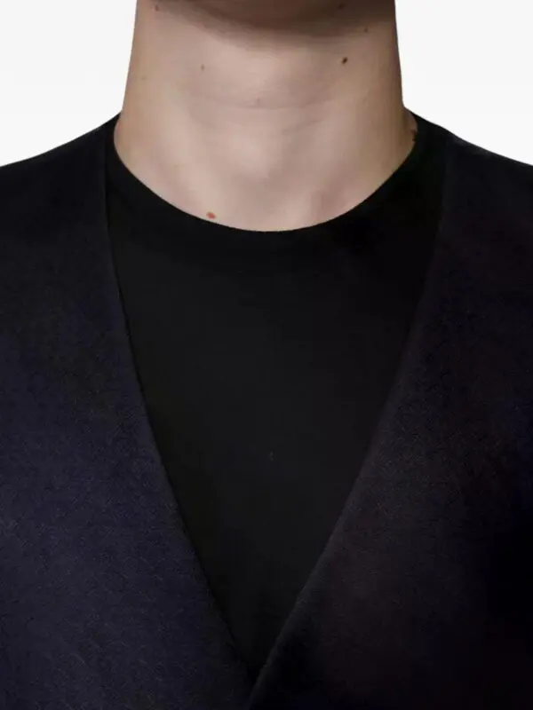 Dolce & Gabbana Classic Textured-pattern V-neck Waistcoat